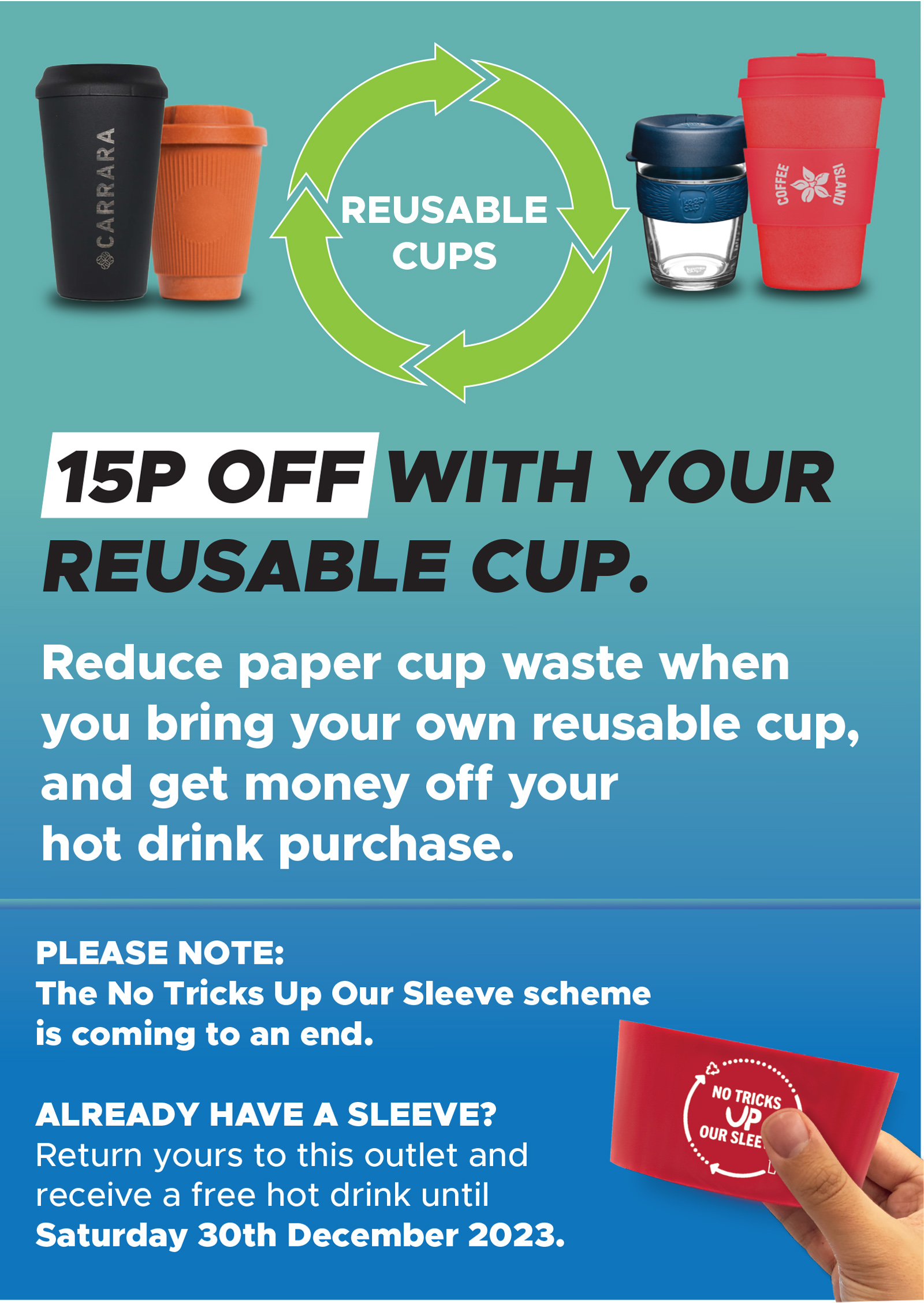 Reduce paper cup waste - Your LSP